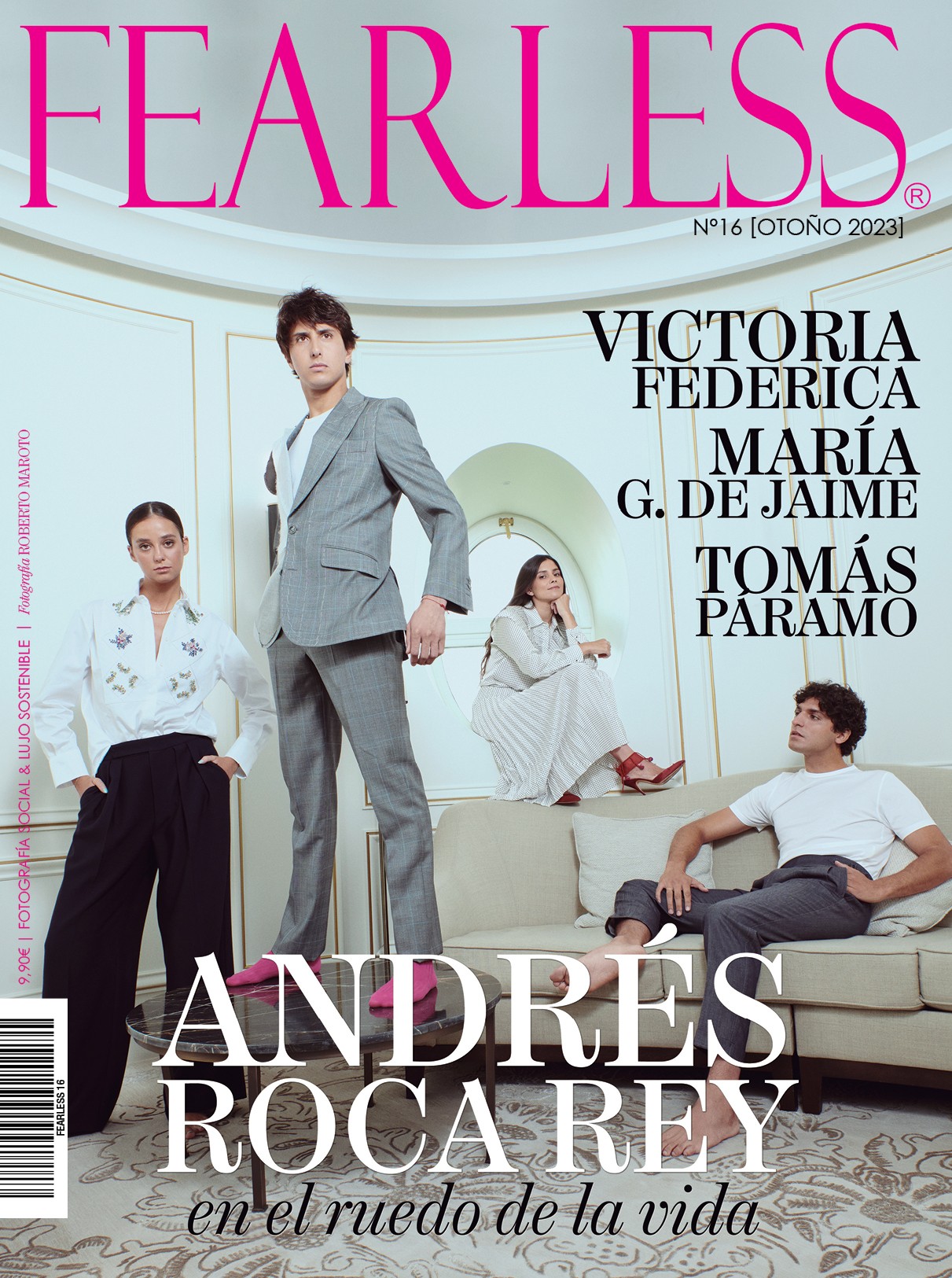 ANDRÉS ROCA REY, portada de FEARLESS otoño - Fearless Magazine